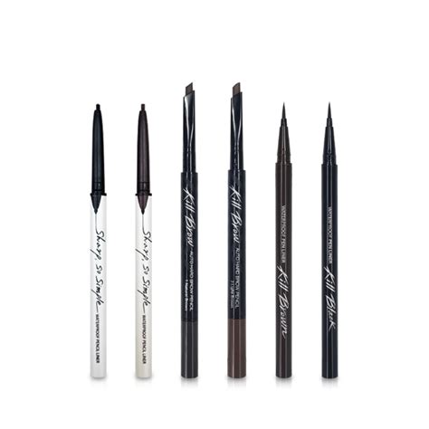 [클리오] 샤프 쏘 심플 워터프루프 펜슬라이너 워터프루프펜라이너 오리지널 킬브로우 오토하드브로우펜슬 티몬