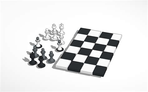 3d Design Chess Game Tinkercad