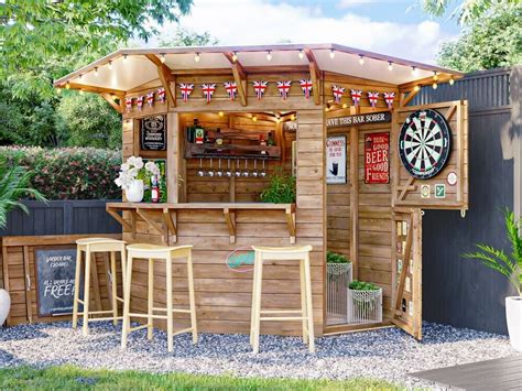Photos Couple Turn Garden Shed Into Authentic Pub In Days For 600 Atelier Yuwaciaojp