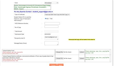 Gujarat Technological University WES Process GTU ECA Process GTU WES PROCESS Online