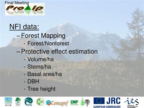 ppt overview on data used nfi data models thematic data digital