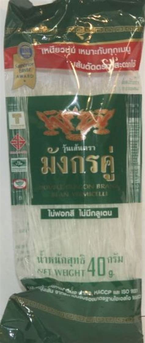 Double Dragon Bean Vermicelli 40g Green Leks Asian Market