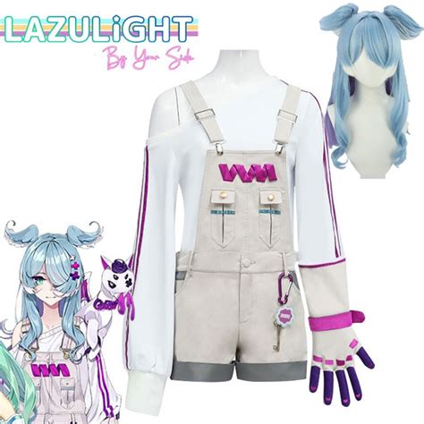 Nijisanji Elira Pendora Cosplay Costume En Lazulight Vtuber Sky Dragon