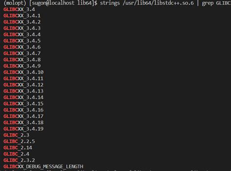 解决importerror Lib64 Libstdc So 6 Version `glibcxx 3 4 21‘问题 Csdn博客