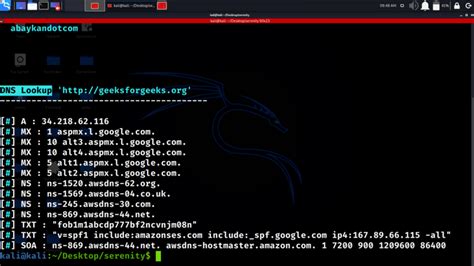 53r3n17y Python Based Script For Information Gathering Geeksforgeeks