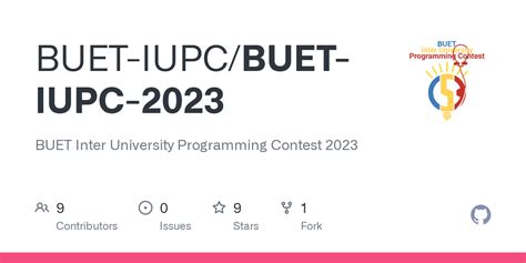 Github Buet Iupcbuet Iupc 2023 Buet Inter University Programming Contest 2023