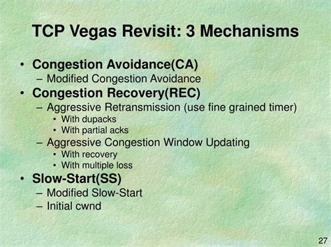 Ppt Tcp Vegas New Techniques For Congestion Detection And Avoidance Powerpoint Presentation