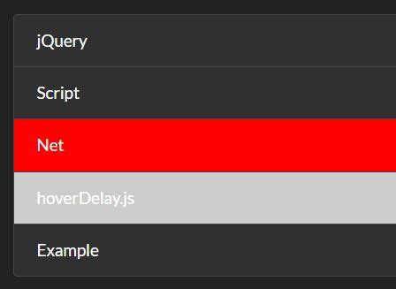 Delay Hover Over Out Events With JQuery HoverDelay Js Free JQuery