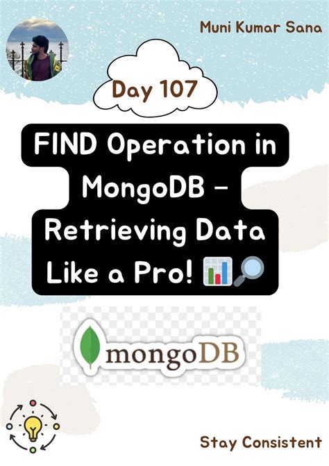 Muni Kumar Sana On Linkedin Mongodb Nosql Dataretrieval Database