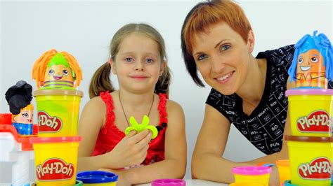 Салон красоты плейдо Игры для девочек Youtube