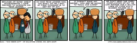 Who Needs Git Geek Hero Comic A Webcomic For Geeks