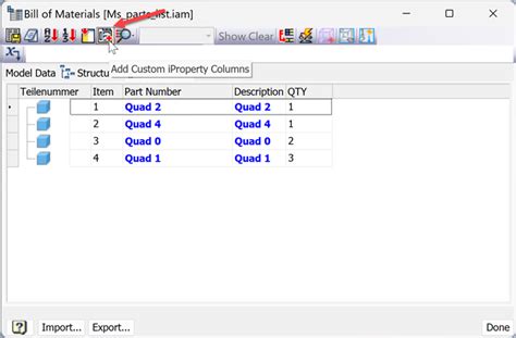 how to display the same part with different item numbers in inventor