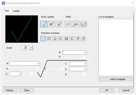 ★how To Create A Template Of Surface Texture Symbol In Zwcad Mfg