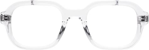 Black Geek Chic Thick Rectangle Eyeglasses Elm