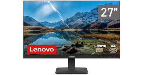 Lenovo Thinkvision S27 4e Ips 27 Full Hd 99 Srgb 100hz Eyesafe And Low