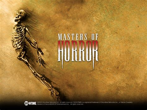 Masters Of Horror La Série Tv