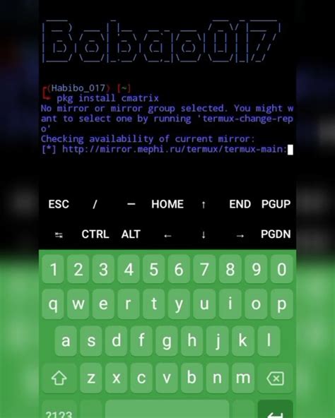 How To Instal Cmatrix In Termux Youtube