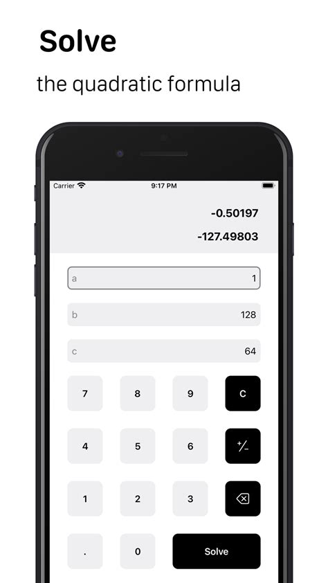 Quadratic Formula Calculator For IPhone Download