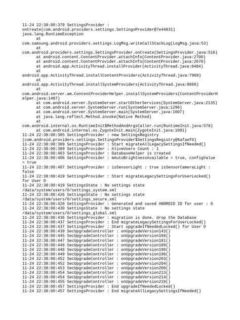 Settings Provider Pdf Java Programming Language Software