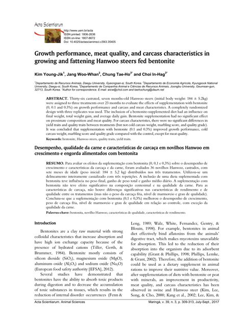 Pdf Growth Performance Meat Quality And Carcass Characteristics In Growing And Fattening