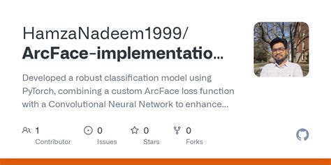 Github Hamzanadeem1999arcface Implementation On Mnist And Cifar 10