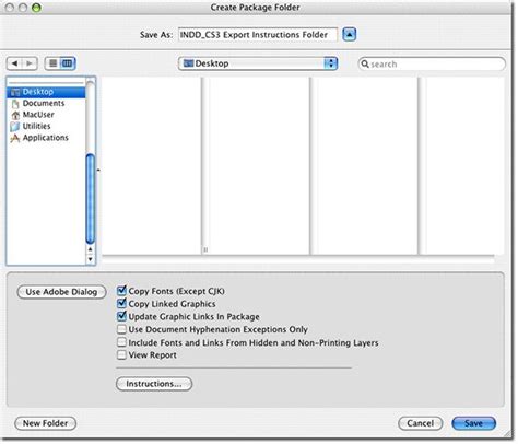 Save Export Settings For InDesign Modern Postcard