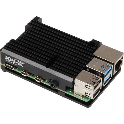 joy it rb alucasep4 07 armor case block aluminio para raspberry pi 4 b
