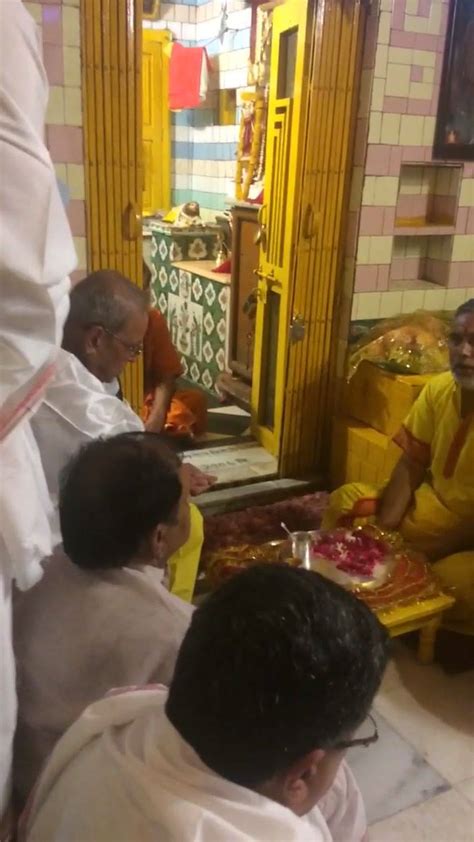 The President Of India At Baglamukhi Temple Pitambara Shakti Peeth