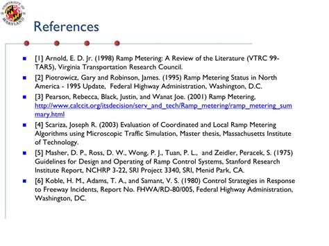 Ppt Literature Review On Ramp Metering Powerpoint Presentation Free