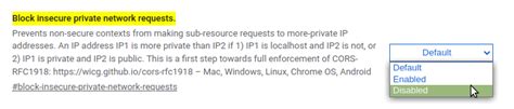 JSON Method Is Broken With Cors Rfc1918 Is Enabled Issue 531