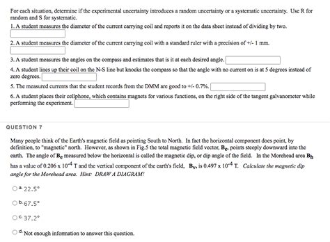 solved for each situation determine if the experimental