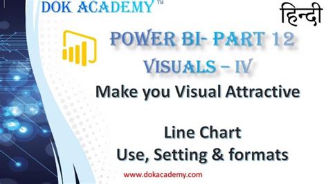 Dok Academy On Linkedin Power Bi In Hindi Part 12 Visual Part 4 Line Chart Setting