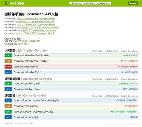 springboot微服务swagger全局配置 源码巴士