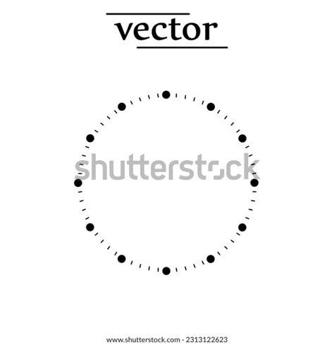 Clock Face Vector Illustration On White Stock Vector Royalty Free 2313122623 Shutterstock