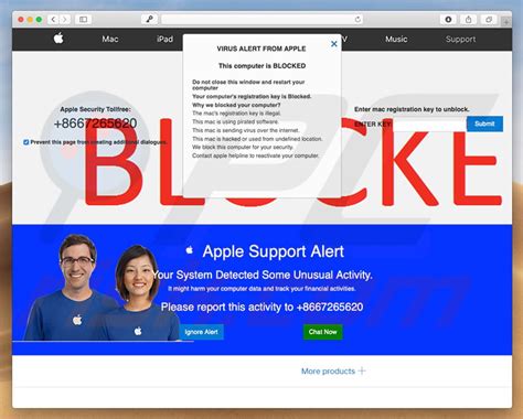 Apple Support Alert POP UP Scam Mac Removal Steps And MacOS Cleanup Updated