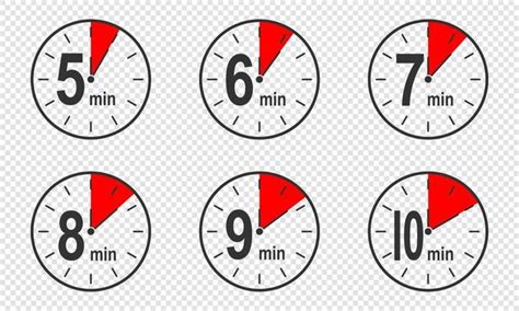 1 Minute Timer Vector Art Icons And Graphics For Free Download