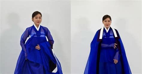 트롯 여신 송가인 한복 입고 추석인사 푸른빛 한복으로 전통미 살린 우아한 자태 스타와 패션