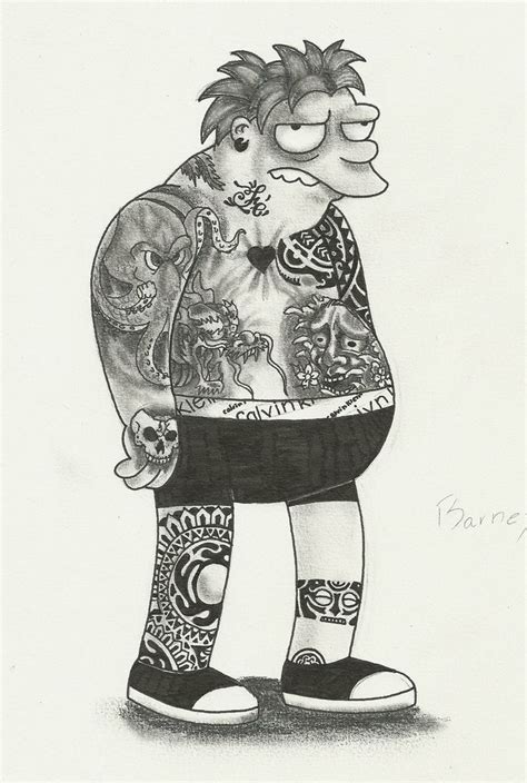 Barney Tattoo