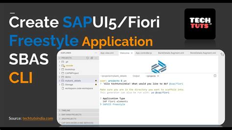 Create Sap Fiori Application Using Bas Cli Sap Techtutsindia Sbas