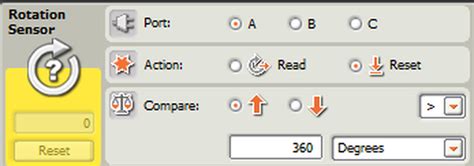 Rotation Sensor Reset Block Engineers Guide To The Nxt
