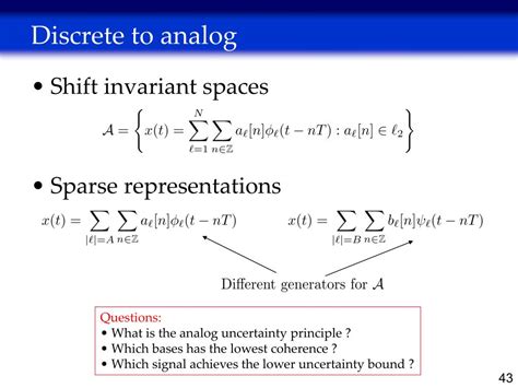 Ppt Compressive Sampling Of Analog Signals Powerpoint Presentation Id520380