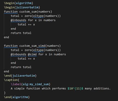 Highlight Julia Code · Issue 14 · Jlelongvscode Latex Basics · Github