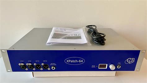 Cb Electronics Xpatch 64 64 X 64 Digitally Controlled Reverb Uk