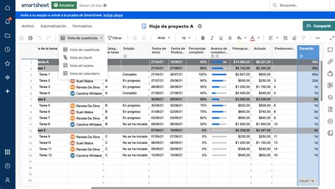 Smartsheet Caracter Sticas Ventajas Y Desventajas