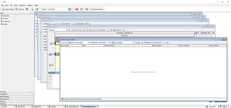 Tss Xp Usually The Browsing Invoices Window Has Too Many Columns To View