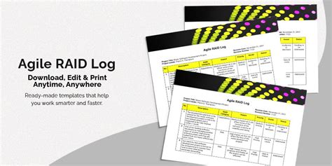Confluence RAID Log Template In Google Docs Word Download Template Net