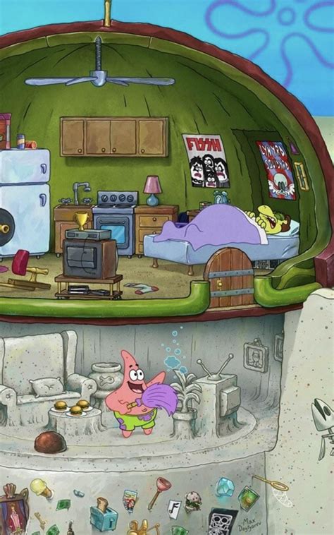 Patrick Star And Spongebob Squarepants Kissing