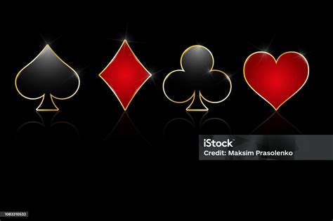 포커와 카지노를 재생 하기 위해 카드의 기호 갑판의 설정 스페이드에 대한 스톡 벡터 아트 및 기타 이미지 스페이드 카드 여가활동 게임 4가지 개체 Istock