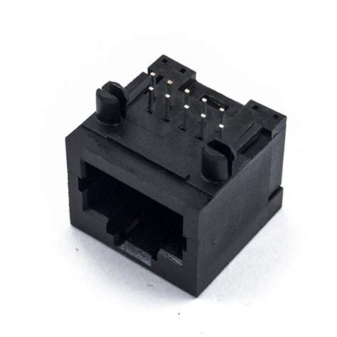 Unshielded 10 Pin Rj45 Connector Rj45 Jack Female Without Magnetic 15