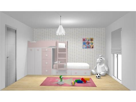 Lit superposé 3D à vos mesures